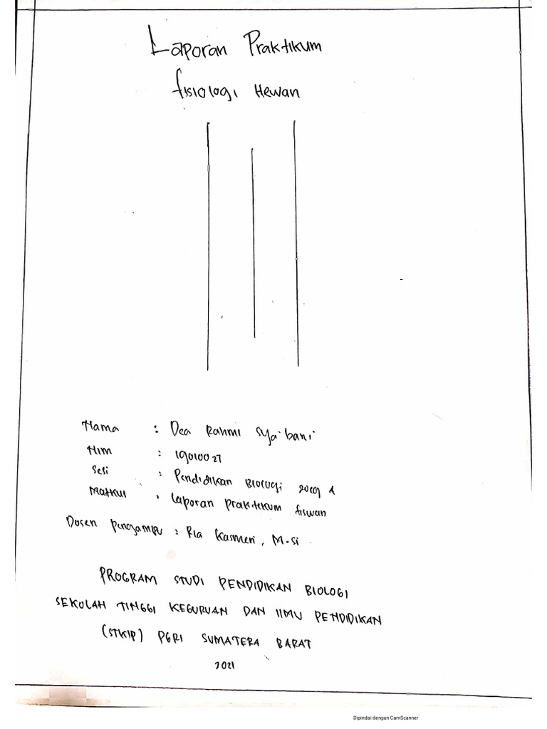 DEA RAHMI-19010027-LAPORAN PRAKTIKUM FISWAN | PDF
