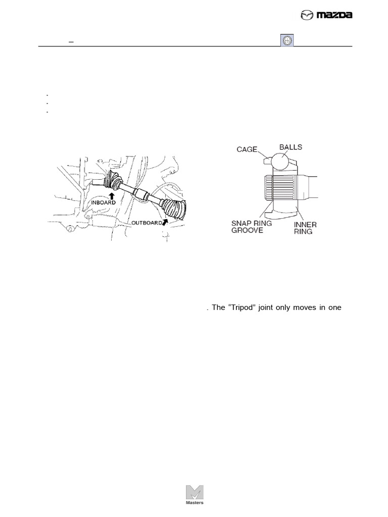 SG06_TransaxleDriveShafts | PDF | Axle | Mechanical Engineering
