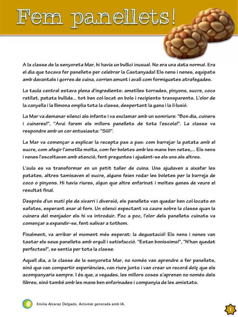 Fem Panellets! | PDF