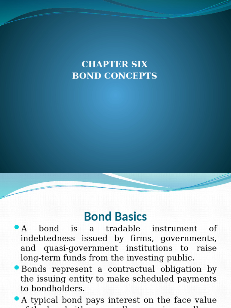 Cfi 1101-Lecture 8-1 | PDF | Bonds (Finance) | Yield (Finance)