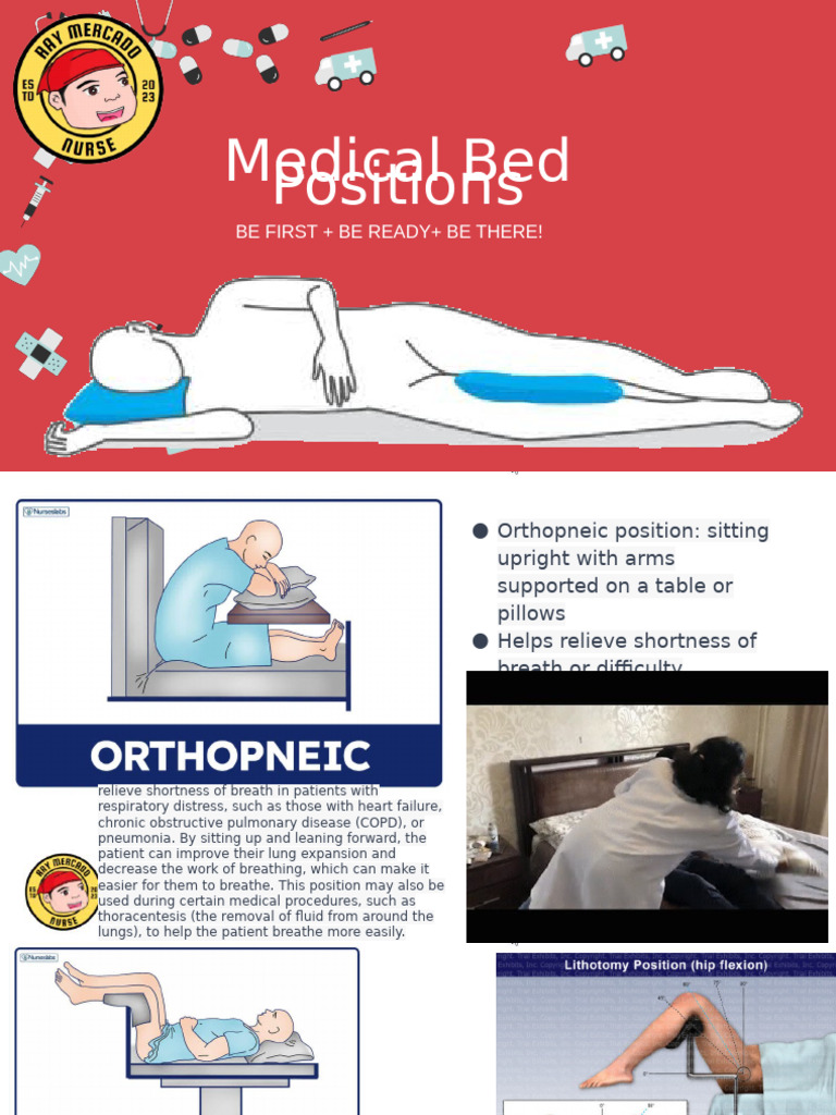 Basic - Bed Positions | PDF | Lung | Breathing