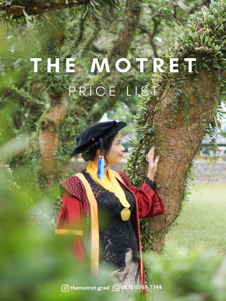 Price List Wisuda - The Motret 2024 | PDF
