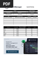 Workforce Capacity Planning Template Excel | PDF