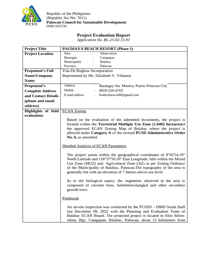 Pagmaya Project-Eval-Report Edited March16 | PDF | Water