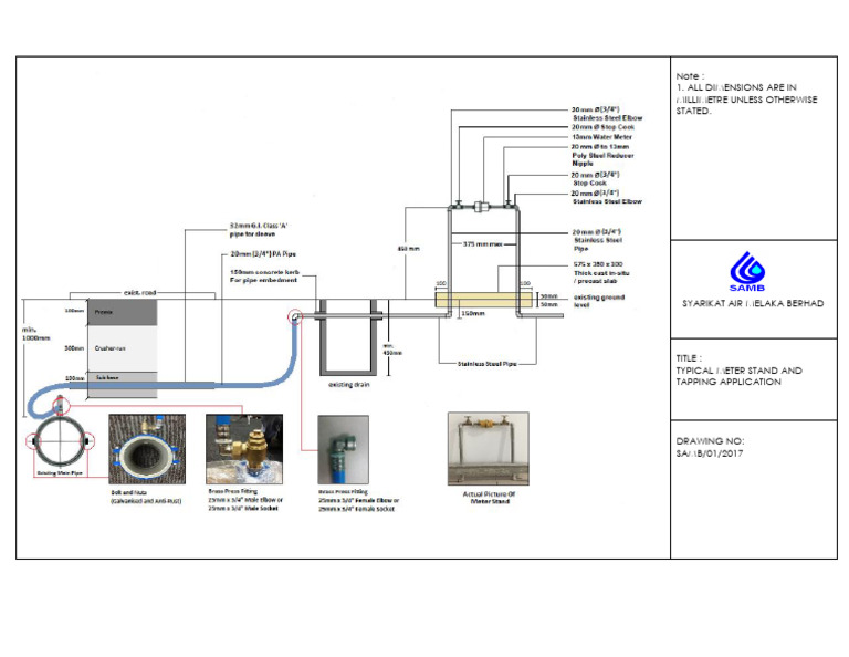 Meter Stand and Tapping Details | PDF