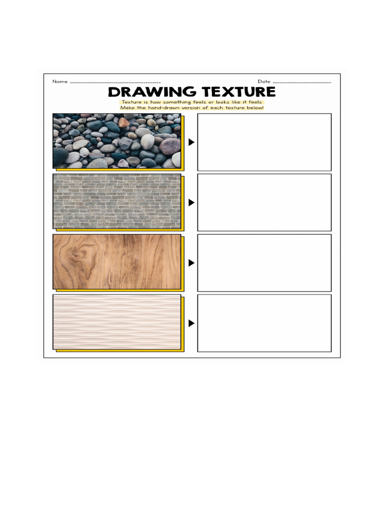 Drawing Texture Worksheet - 217496.jpg | PDF