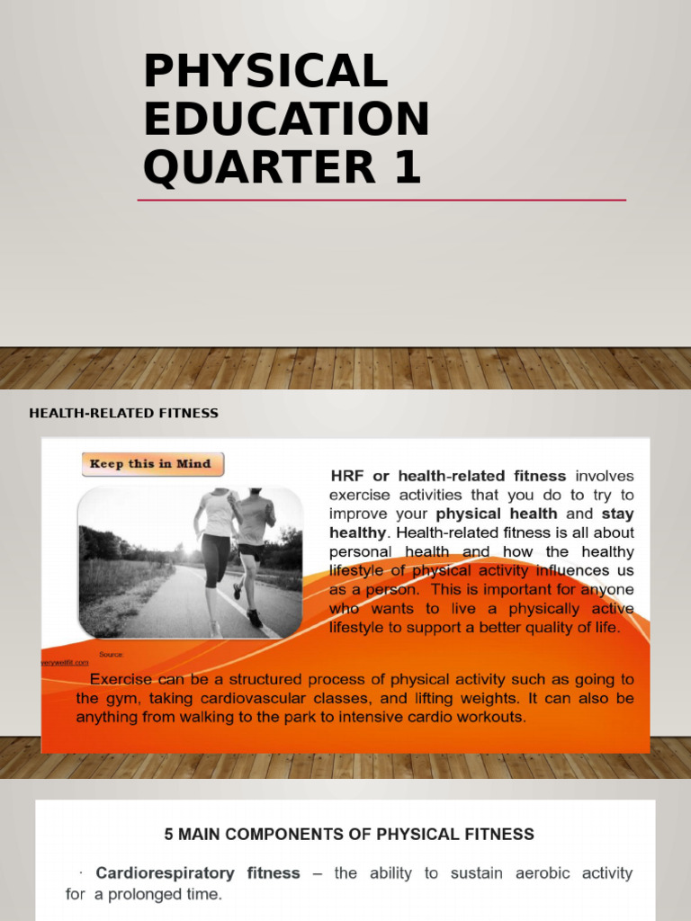 Physical Education Quarter 1 | PDF