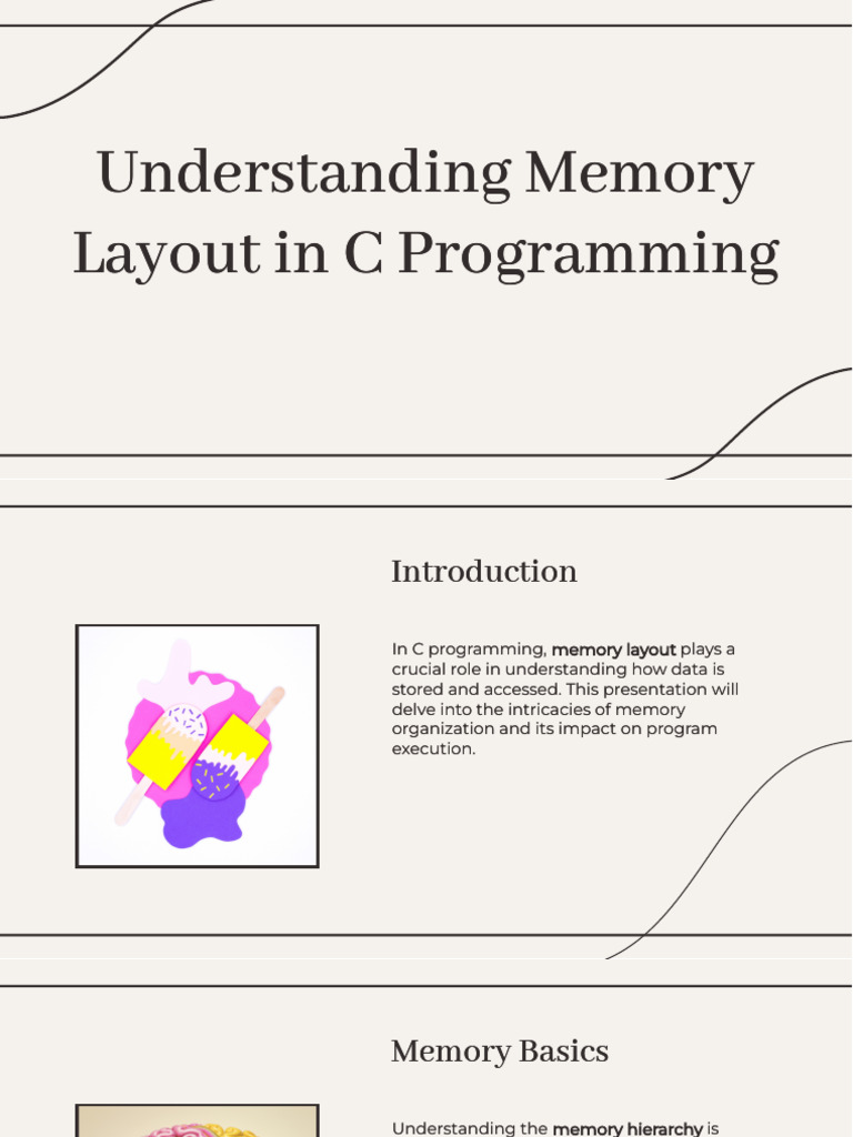 Wepik Understanding Memory Layout in C Programming 2024033013535840Mf | PDF