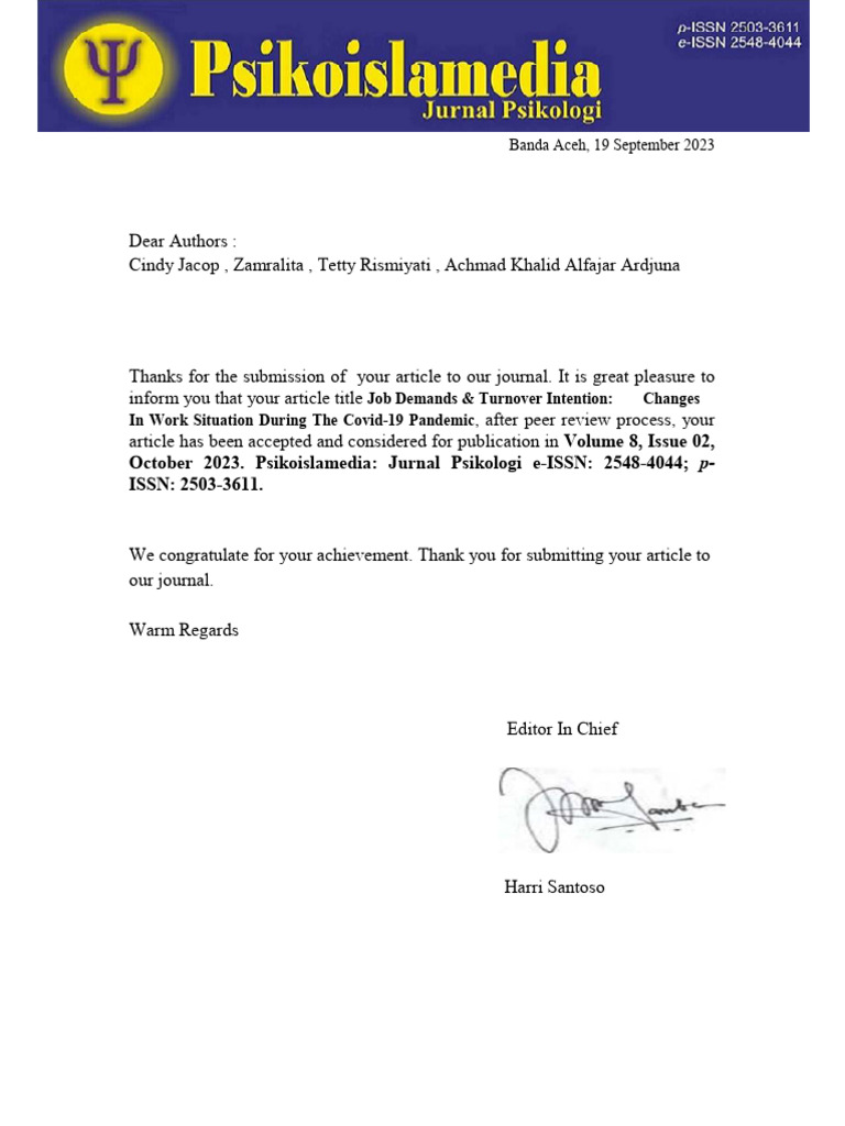 Journal - Cindy Jacop - 707202007 | PDF | Turnover (Employment ...