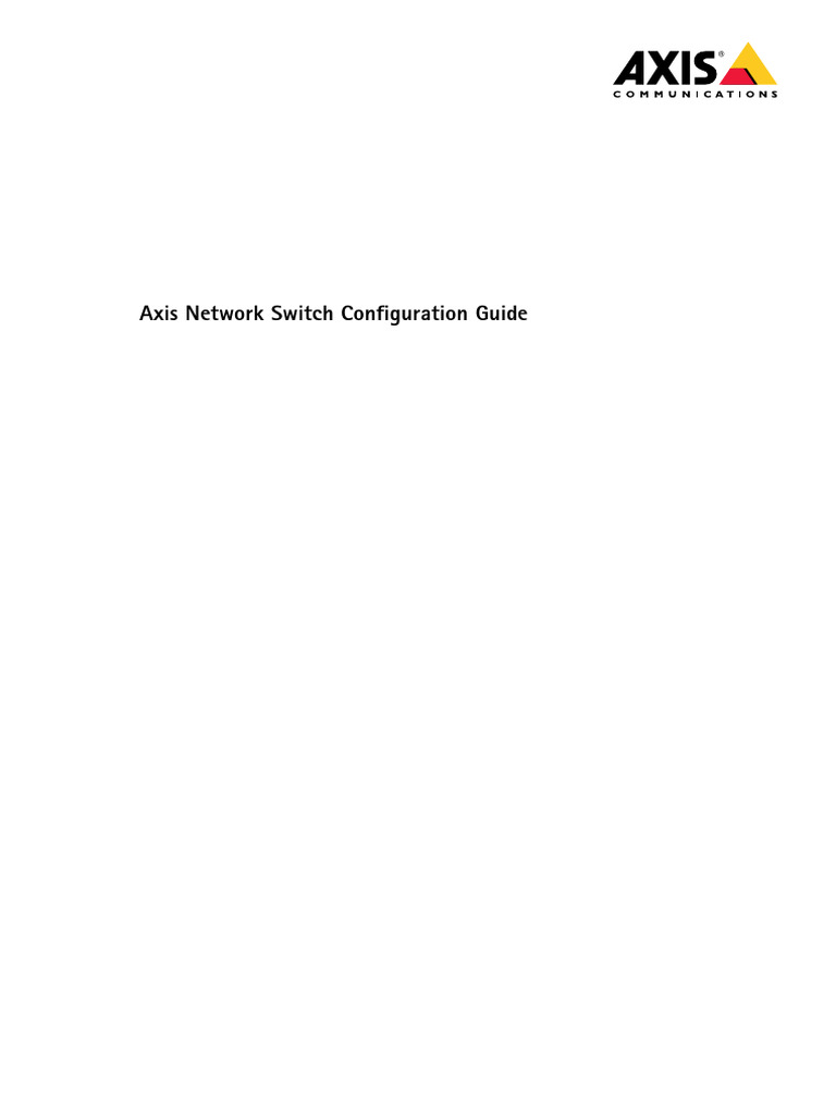 Release Notes Network Switch Configuration Guide T10199017 2401 | PDF ...