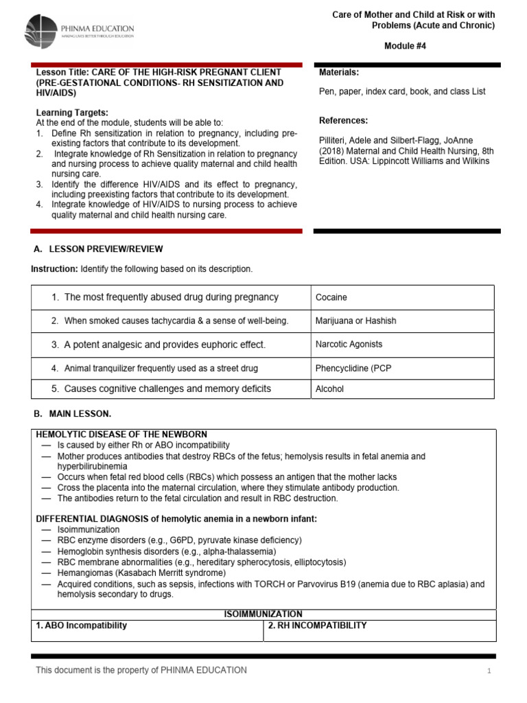 Module 4 - Student Guide | PDF | Immunology | Hematology