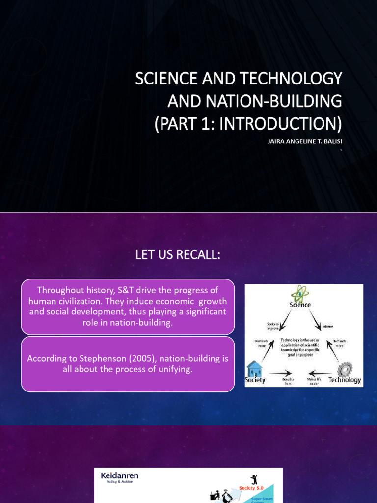 STS WEEK 3-4 Science and Technology and Nation-Building | PDF ...