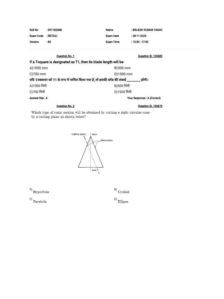 JSSC Response Sheet PDF | PDF