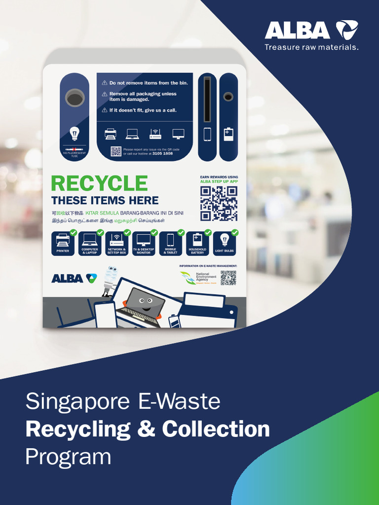 ALBA E-Waste Recycling in Singapore | PDF | Electronic Waste | Laptop