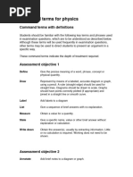 Aqa Science Gcse Command Words | PDF | Question | Knowledge