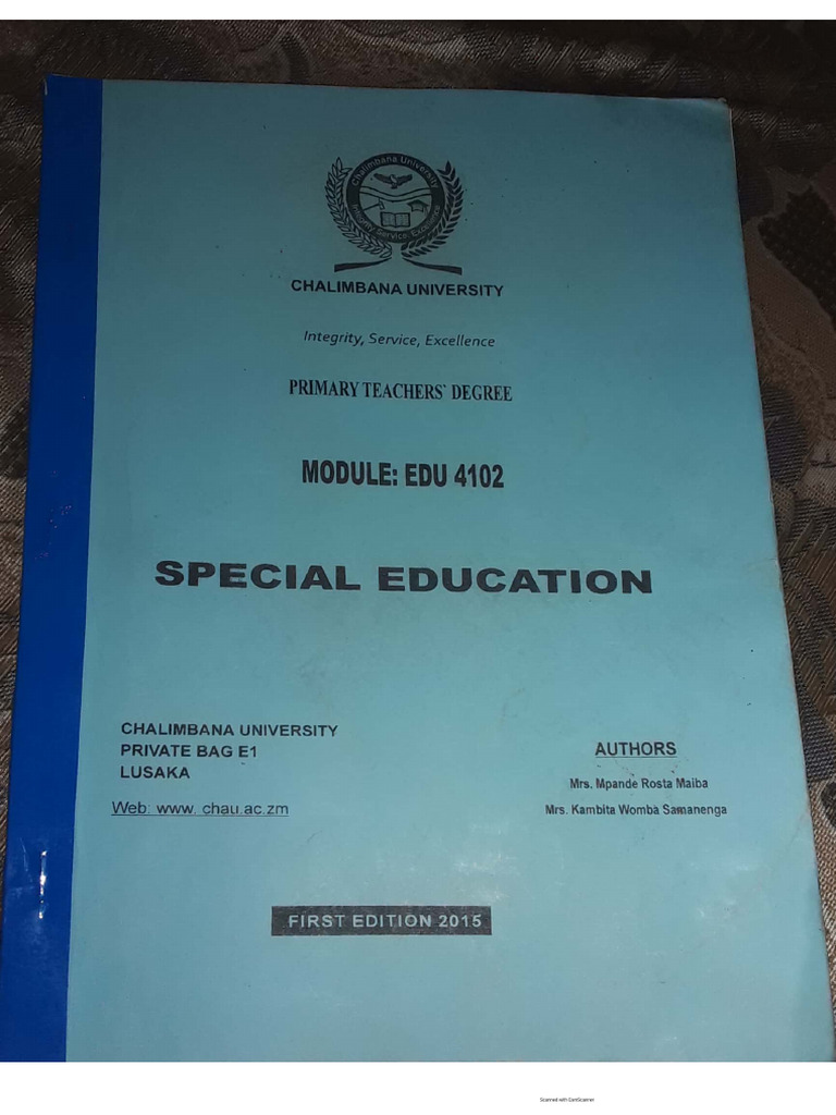Special Eduction Module | PDF