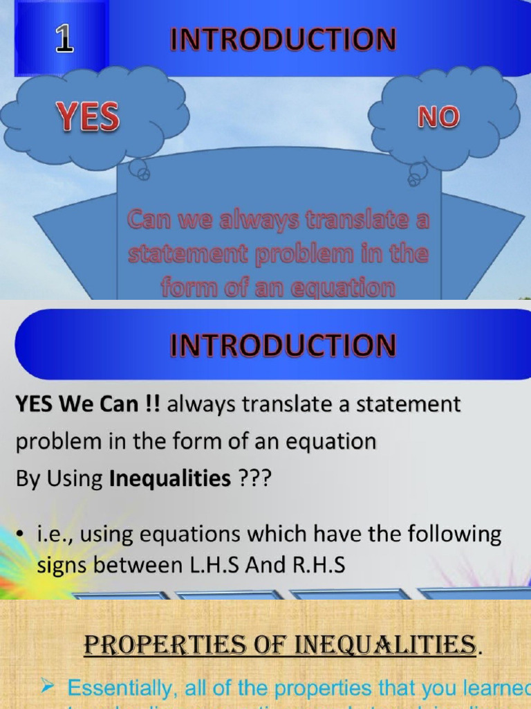Chapter 6 Linear Inequalities | PDF