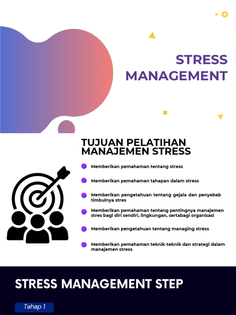 Manajemen Stres: Teknik dan Tahapan | PDF