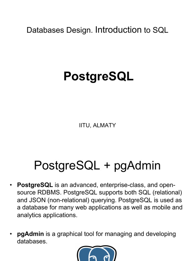 Lab Work 4. Instructions For PostgreSQL | PDF