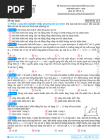 ĐỀ HSG VẬT LÝ 12-2025. | PDF