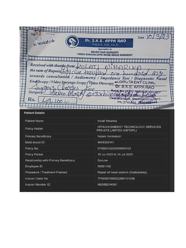 Doctor Charges | PDF