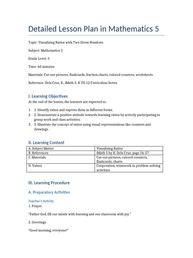 Visualizing_Ratios_Lesson_Plan | PDF