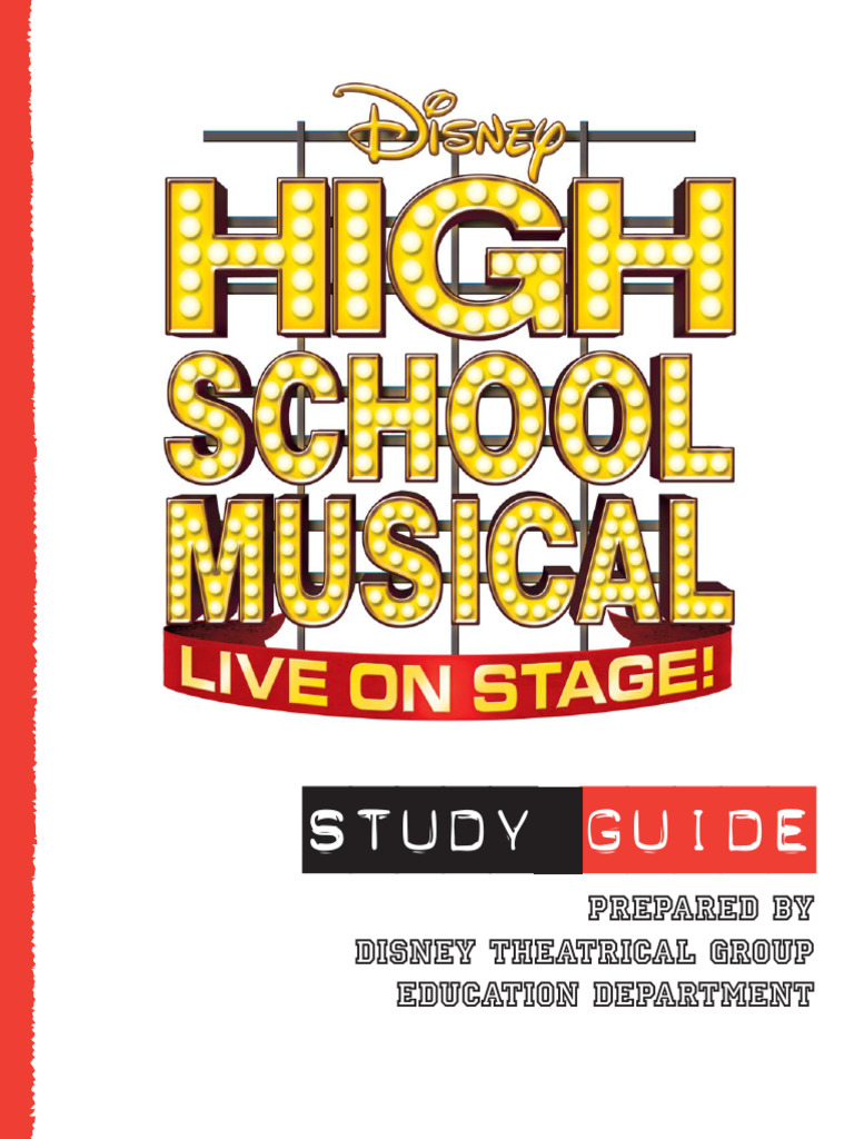 Disney High School Musical Study Guide | PDF | Musical Theatre ...