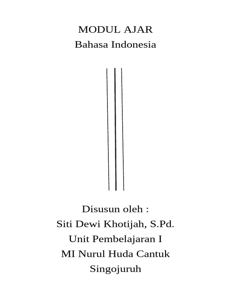 Modul Ajar MI Nurul Huda | PDF