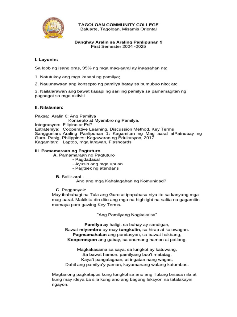 Social Studies Lesson Plan | PDF