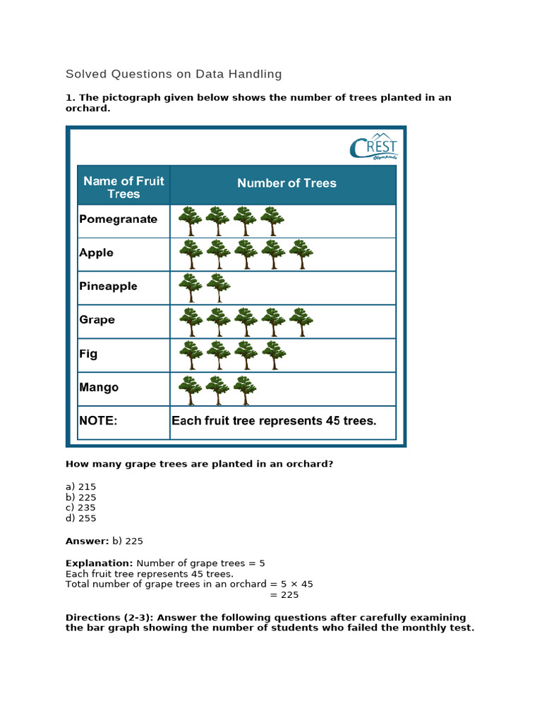 Data Handling Exercises | PDF