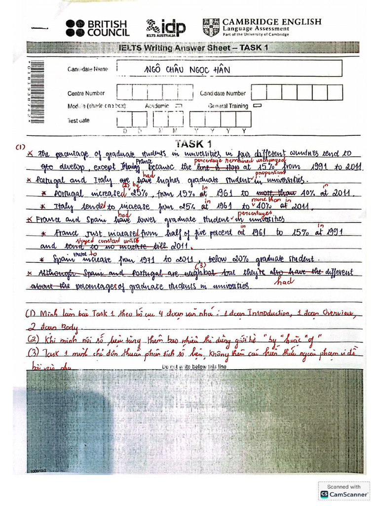 Writing Correction | PDF