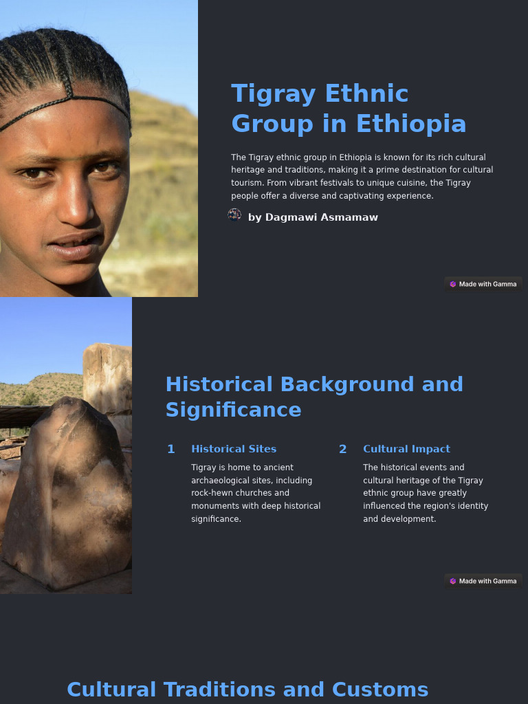 Tigray Ethnic Group in Ethiopia | PDF | Traditions | Cuisine