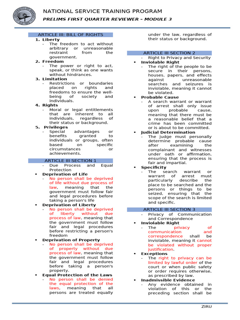 Bill of Rights | PDF | Search And Seizure | Habeas Corpus