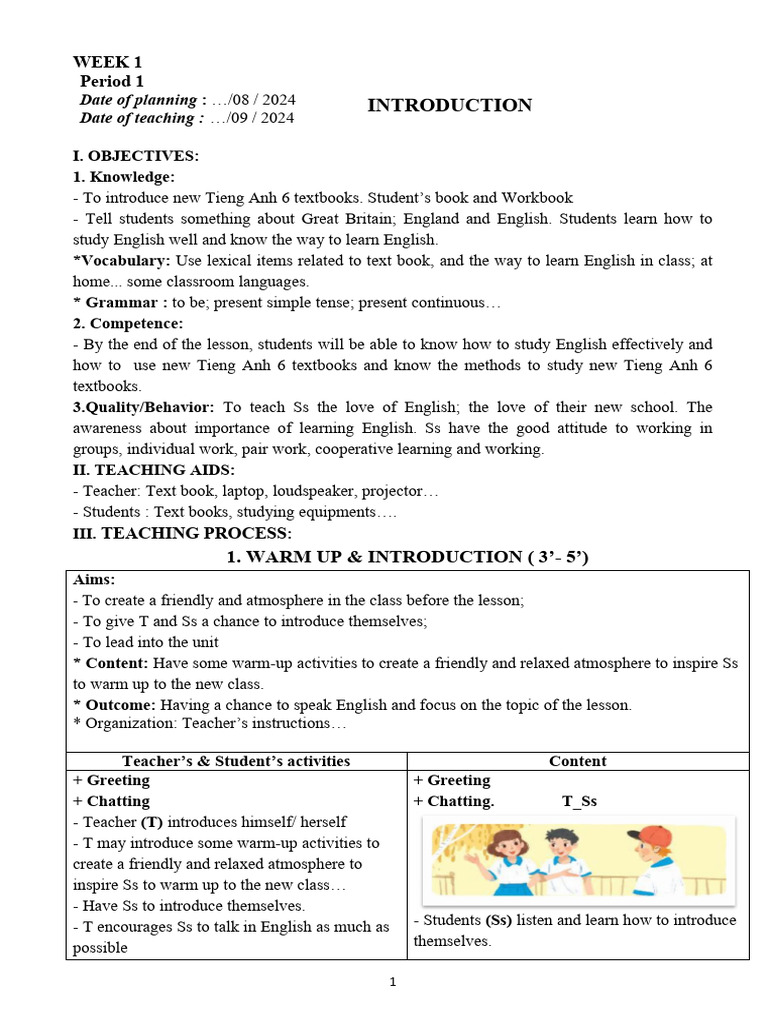 Week 1-4 (Period 1-12) | PDF | English Language | Vocabulary