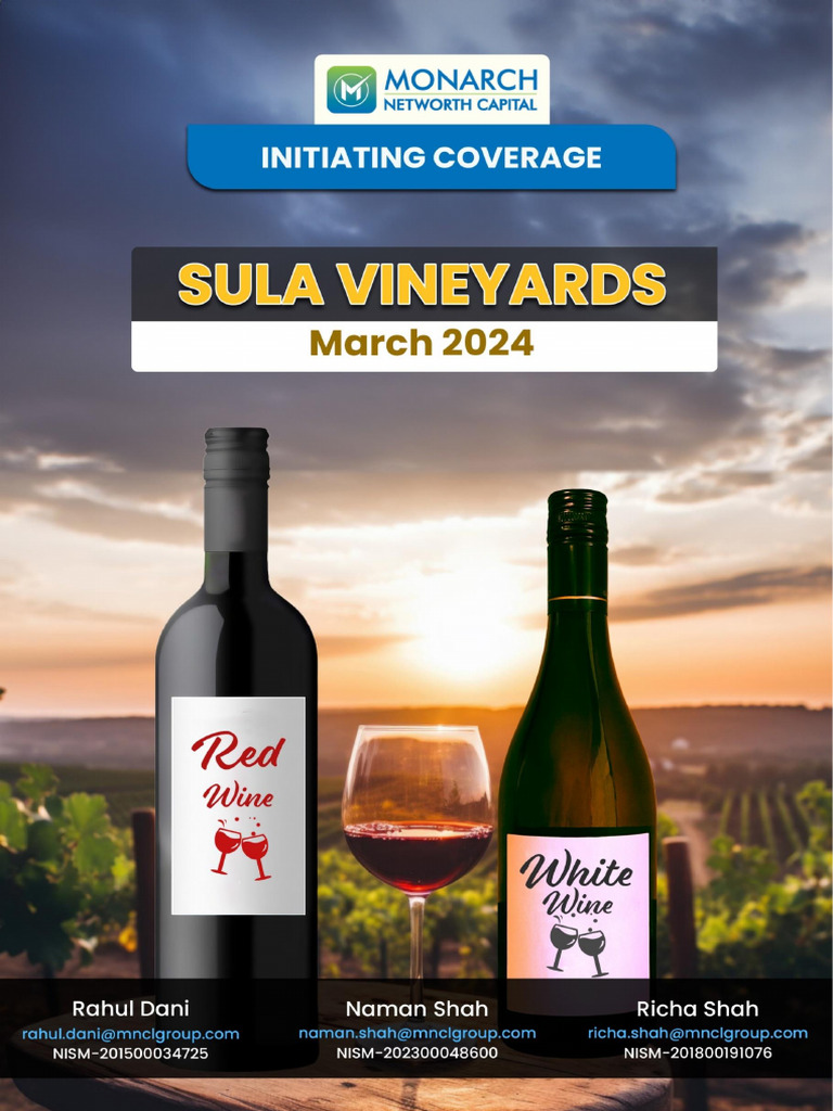 Sula Vineyards: Financial Overview 2024 | PDF | Rose | Wine