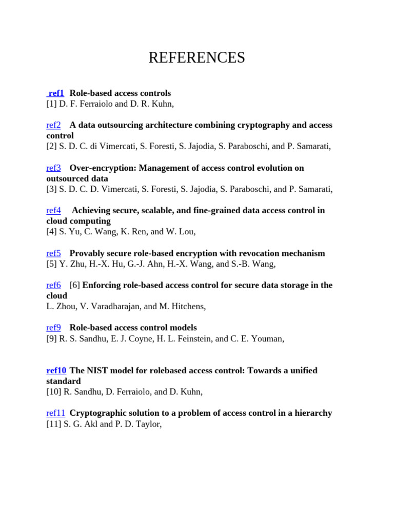 References Links | PDF