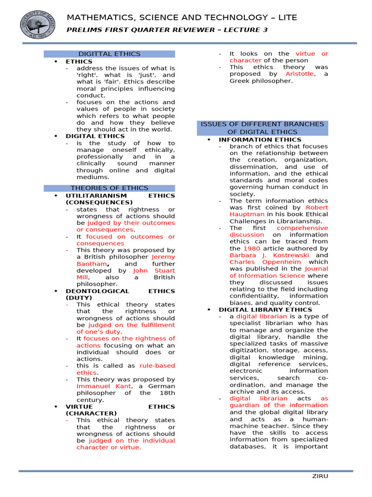 Gemst Reviewer - Lecture 3 | PDF | Dna Profiling | Internet