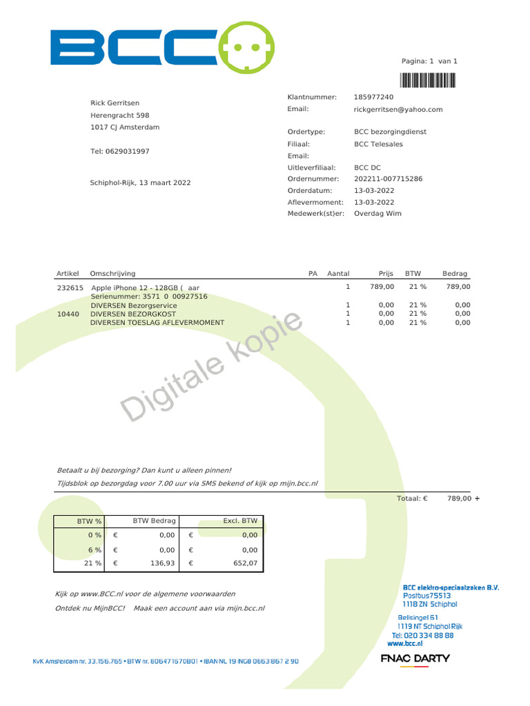Verkooporder: Herengracht 598 1017 CJ Amsterdam | PDF