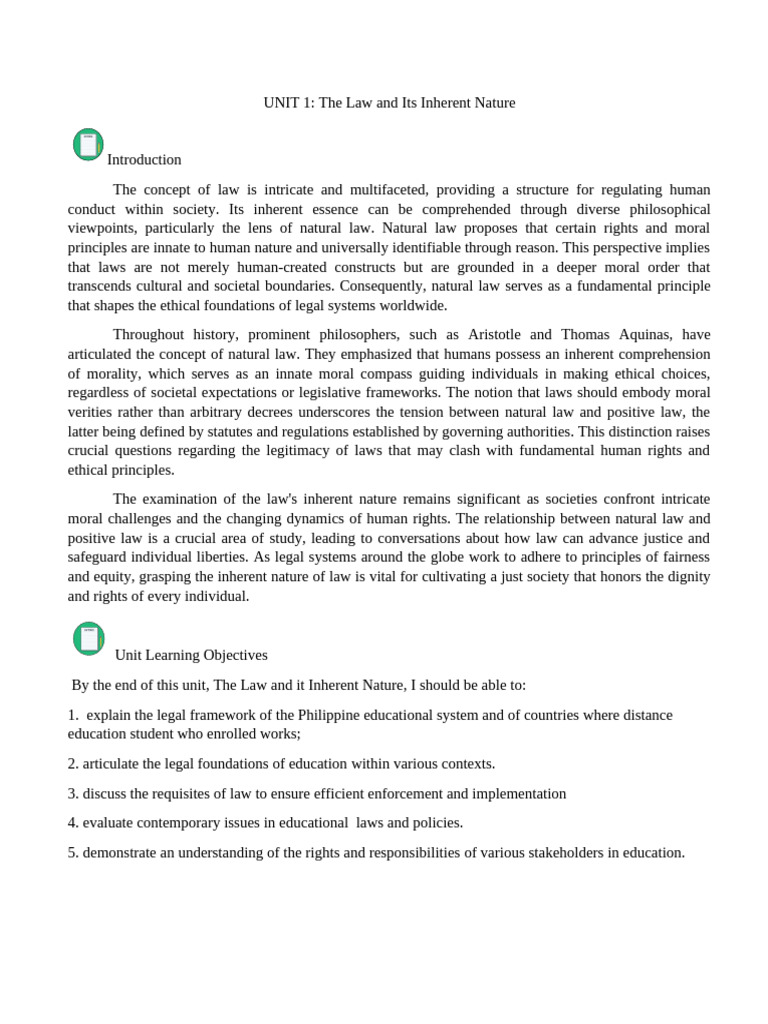 Legal-bases-module | PDF | Common Law | Natural Law