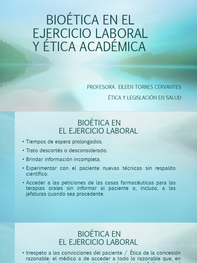 BioÃ©tica Laboral y Acadã©mica | PDF | Bioética | Educación a distancia