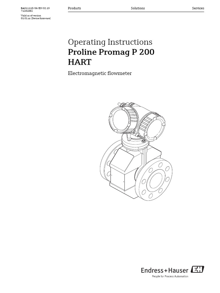 P 200 Manual | PDF | Instrumentation | Safety