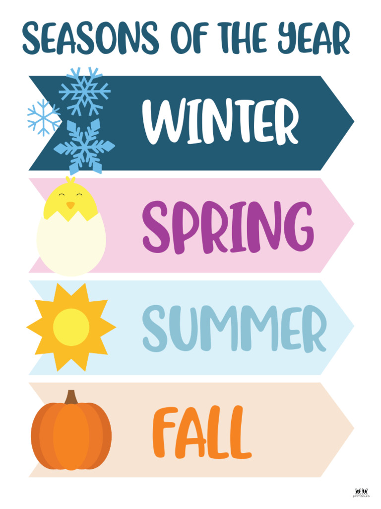 Four Seasons Printable 1 | PDF