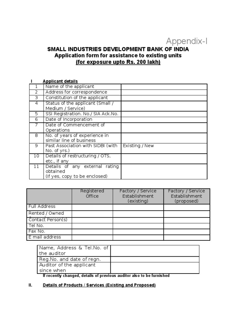 Application Form CGTMSE | PDF | Working Capital | Loans
