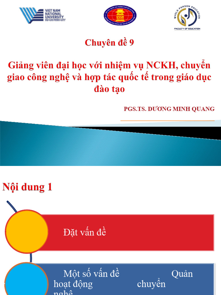 Chuyen de 9. GV Voi Nhiem Vu NCKH | PDF