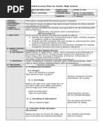 Lesson 5: Freedom of The Human Person: 5.1 Realize That "All Actions ...