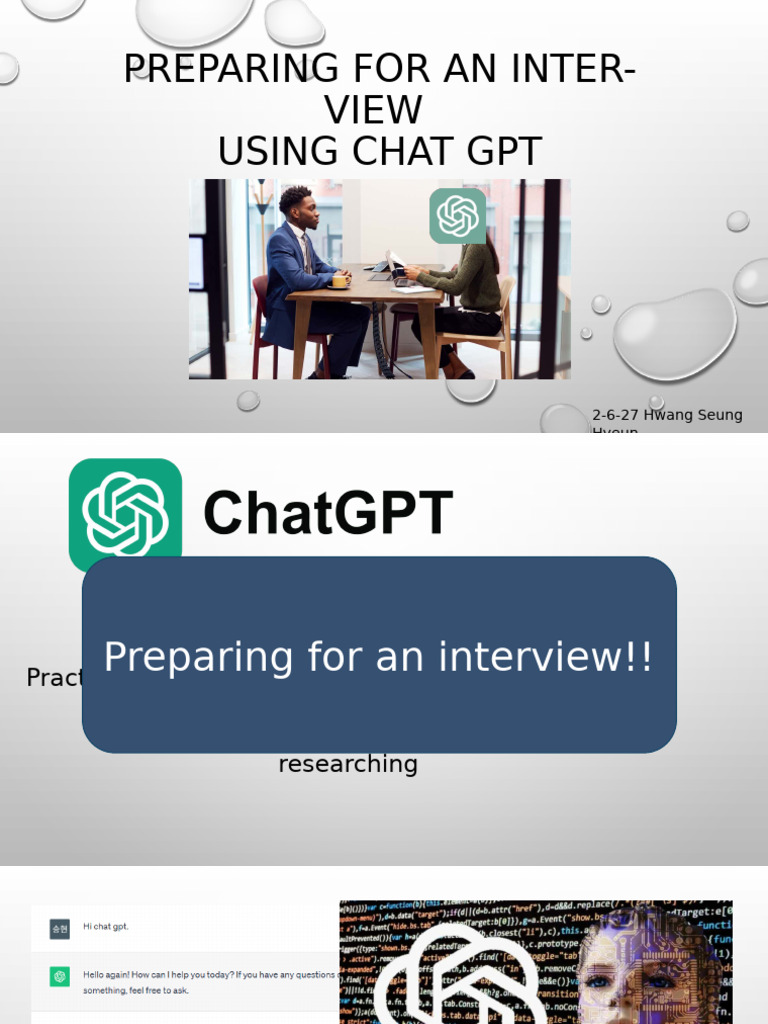 Preparing For An Interview Using Chat GPT | PDF