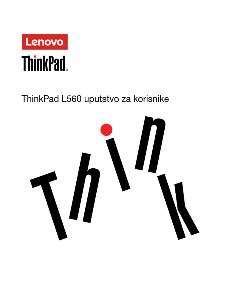 Lenovo L560 ThinkPad Uputstvo | PDF