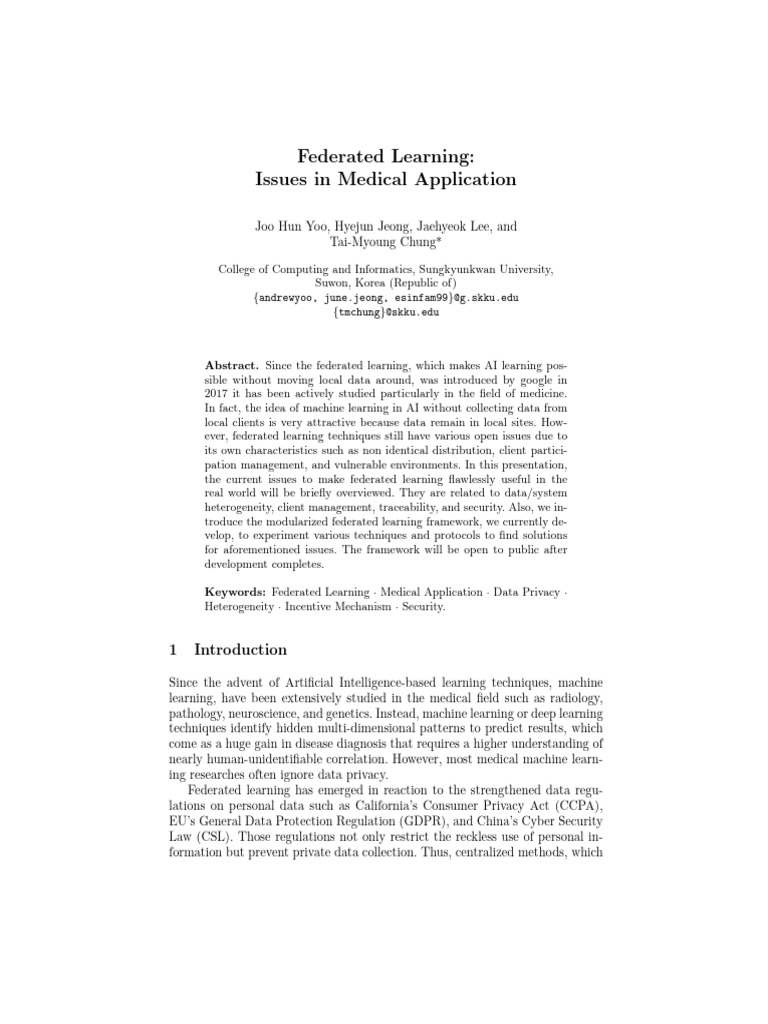 FL Medical | PDF | Mathematical Optimization | Machine Learning