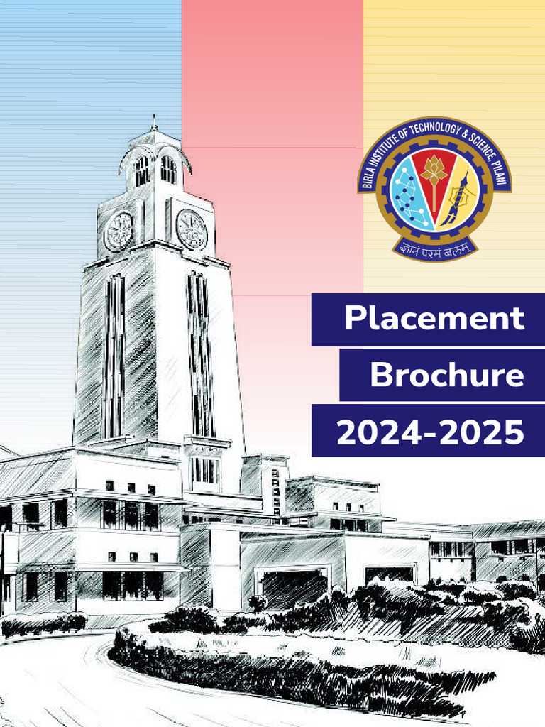BITS Pilani Placement Brochure 2024-25 | PDF | Engineering