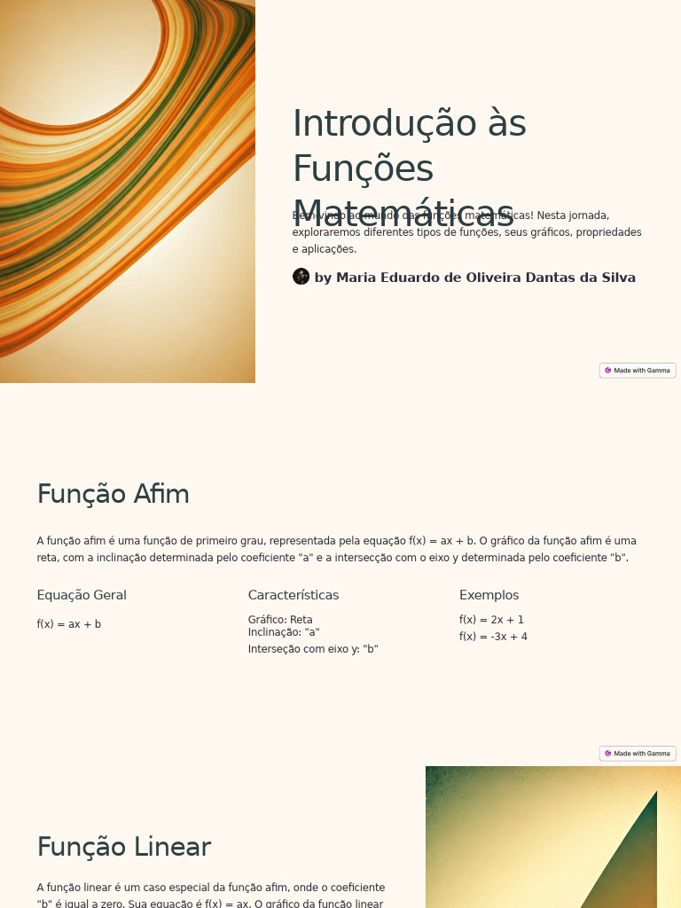 Introducao As Funcoes Matematicas | PDF | Logaritmo | Exponenciação